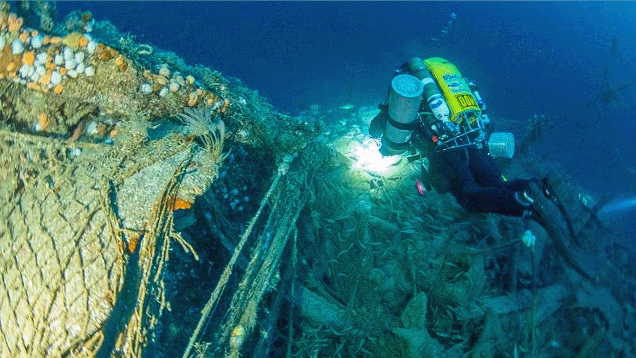 Divers scouring the Atlantic discovered a shipwreck lost in time