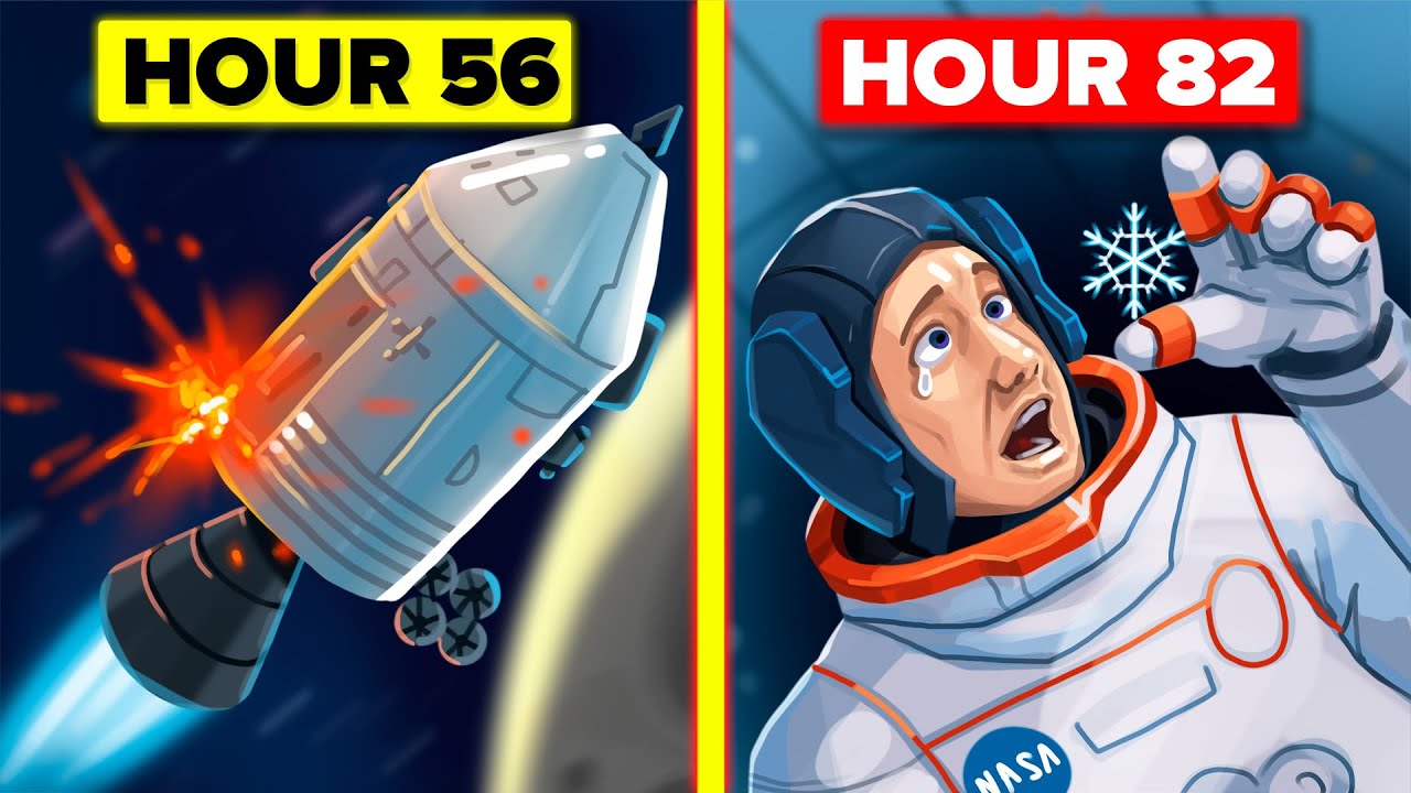 Apollo 13 space mission disaster (hour by hour)