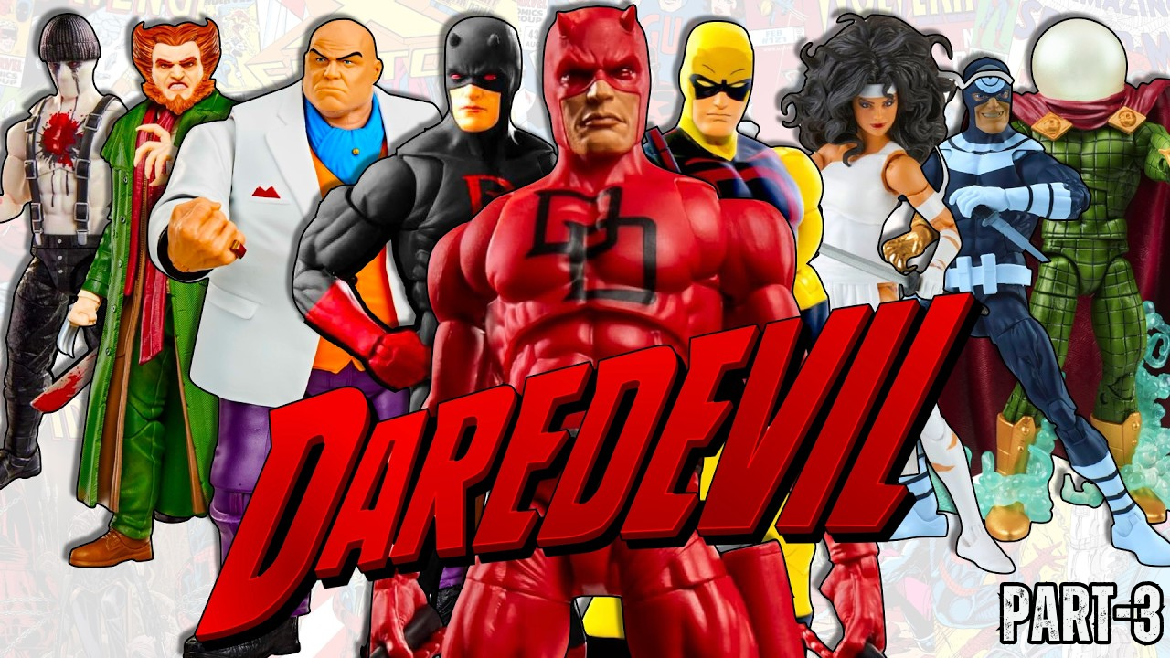 Marvel Legends Daredevil: The complete life story explained through key ...
