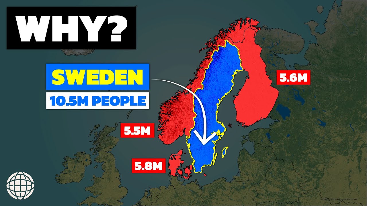Why Sweden dominates Scandinavia’s population