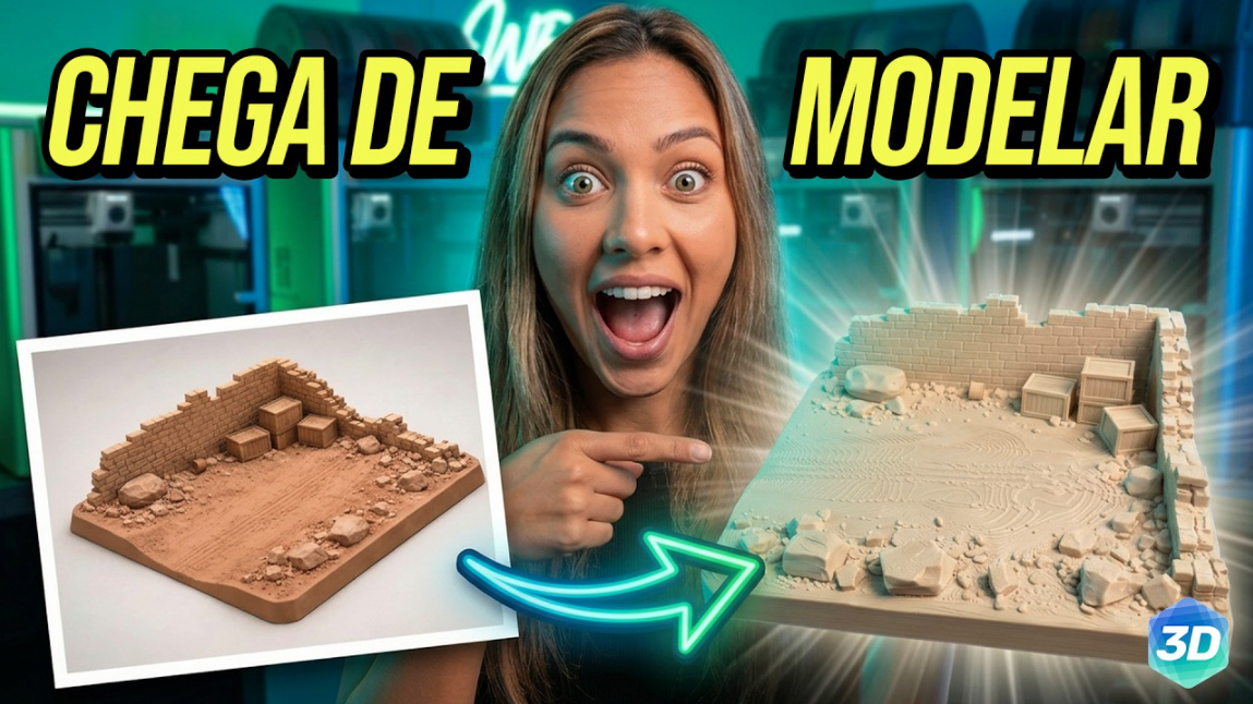 Isso é magia? Transformei uma imagem em um diorama 3D em minutos!