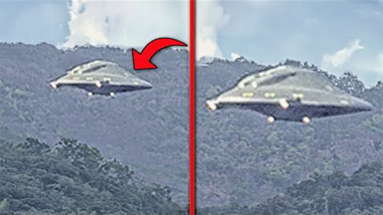 Passenger filmed a flying UFO, then this happened