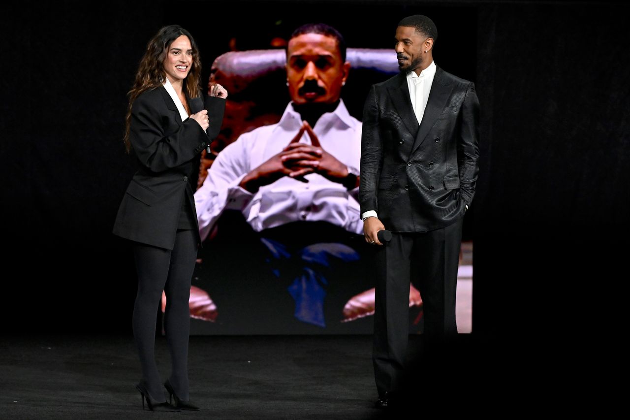 Michael B Jordan steps out for first appearance since winning Oscar to ...