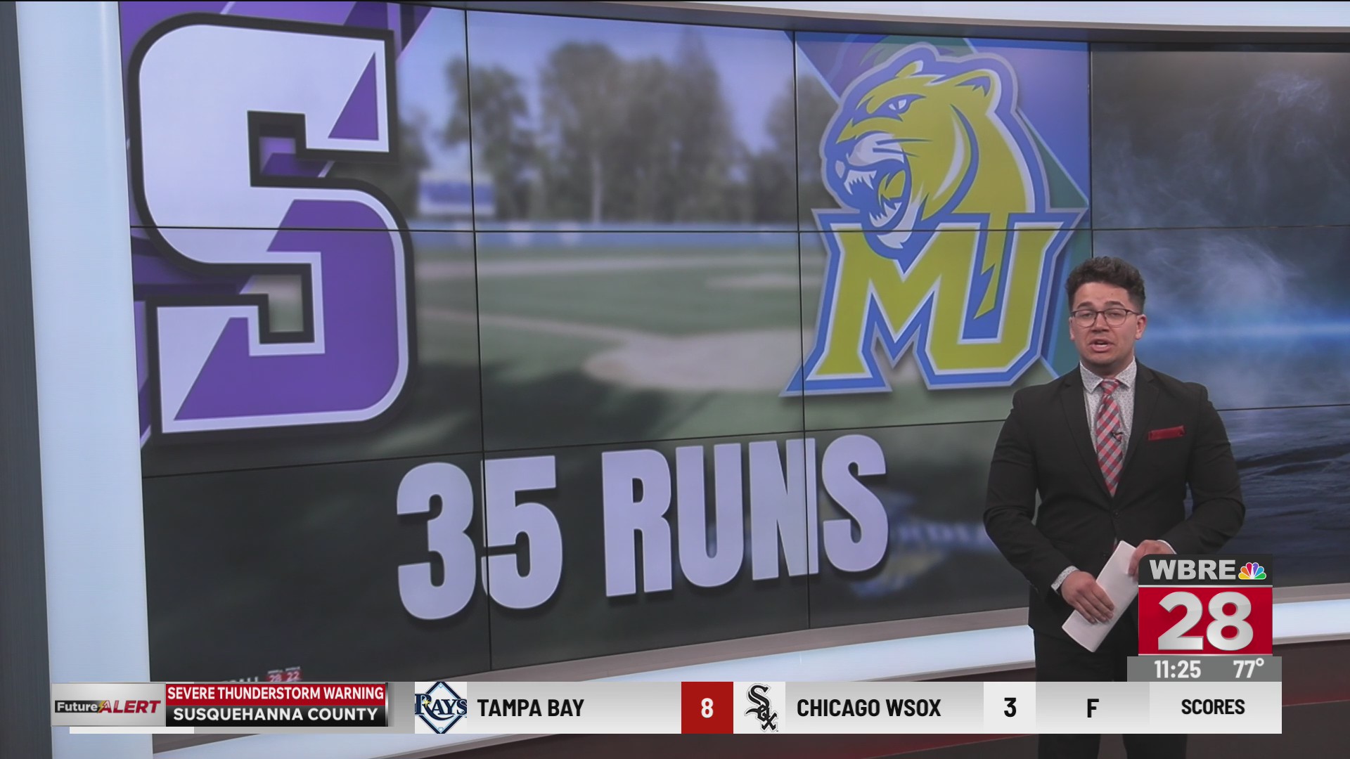 Misericordia baseball beats Scranton, 21-14