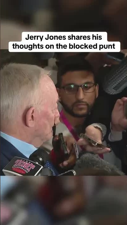 Jerry Jones on Cowboys blocked punt reaction