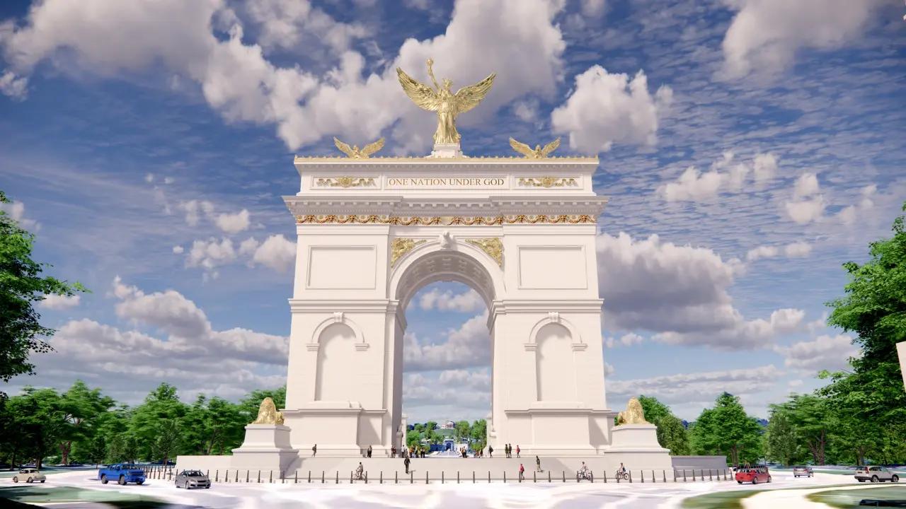 Trump administration unveils giant 'United States Triumphal Arch'