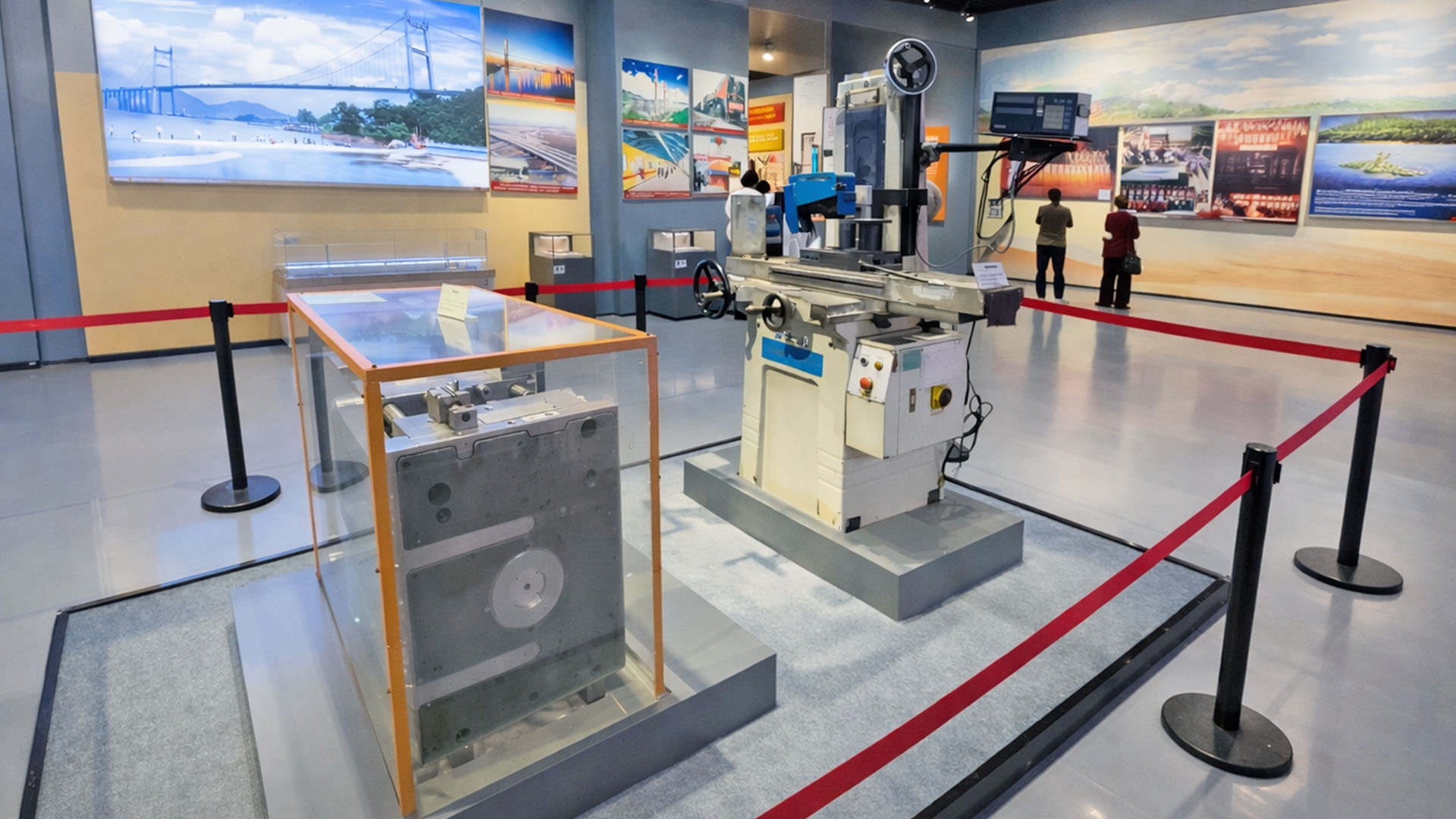 A preserved machine in China reflects past industrial development