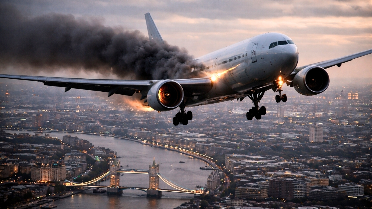 A 777 over London and a 747 after takeoff changed aviation forever