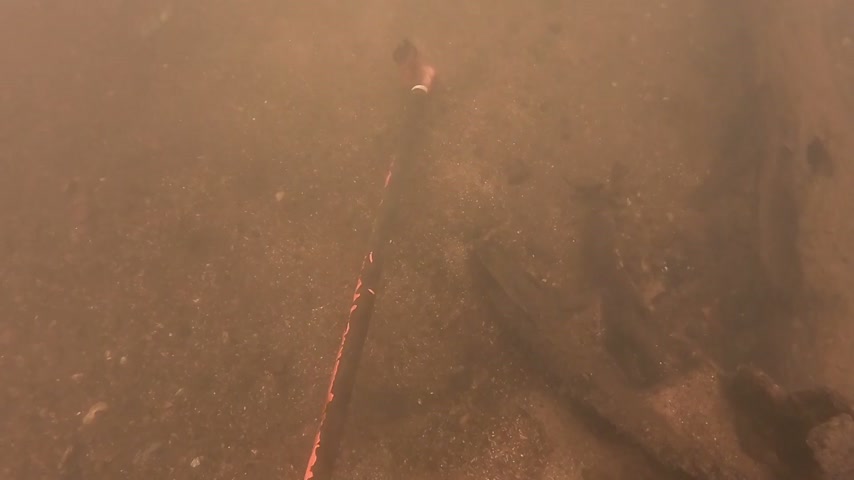 This video shows electronics dumped in a river with no explanation