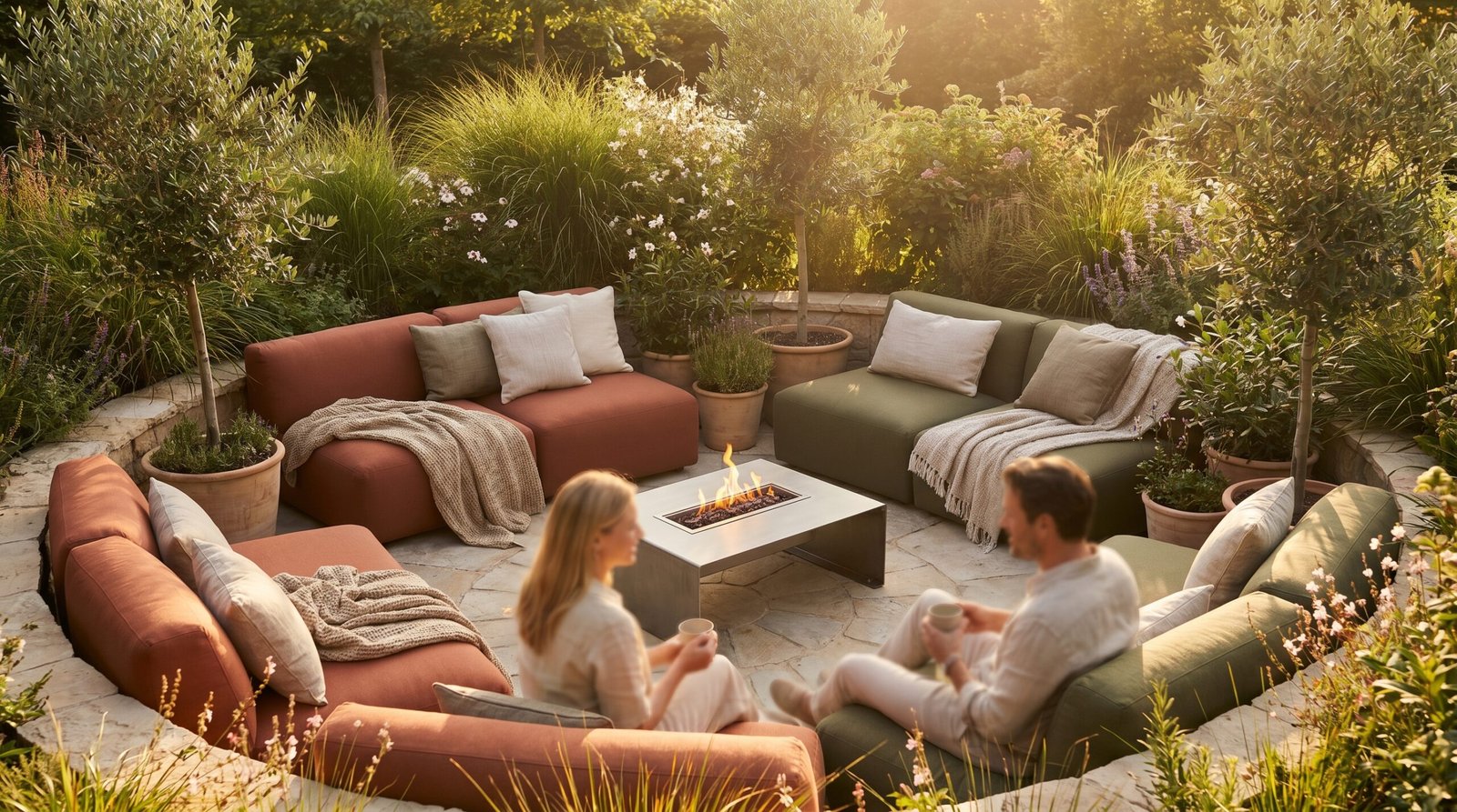 Why designers love outdoor conversation pits