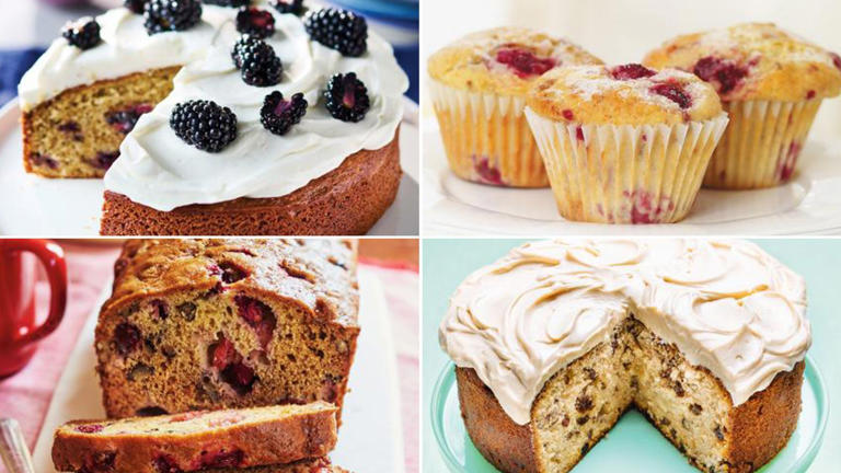 How to keep fruit from sinking to the bottom of cakes and muffins