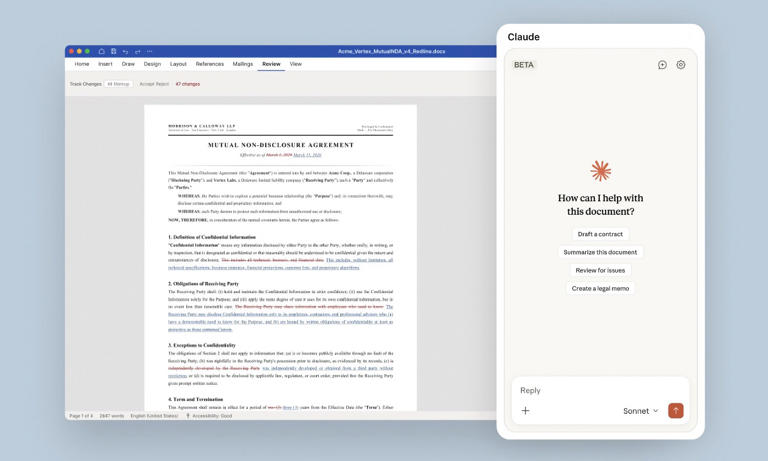 Claude just landed in Microsoft Word, and it looks like a genuine ...