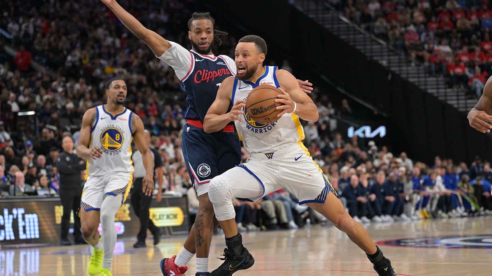 Clippers G Darius Garland’s reaction to Stephen Curry’s eruption sums ...