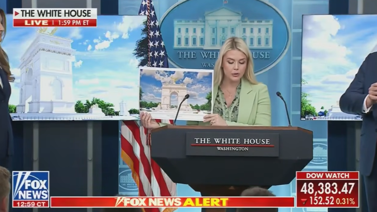 Leavitt caught off guard by Trump health question on air
