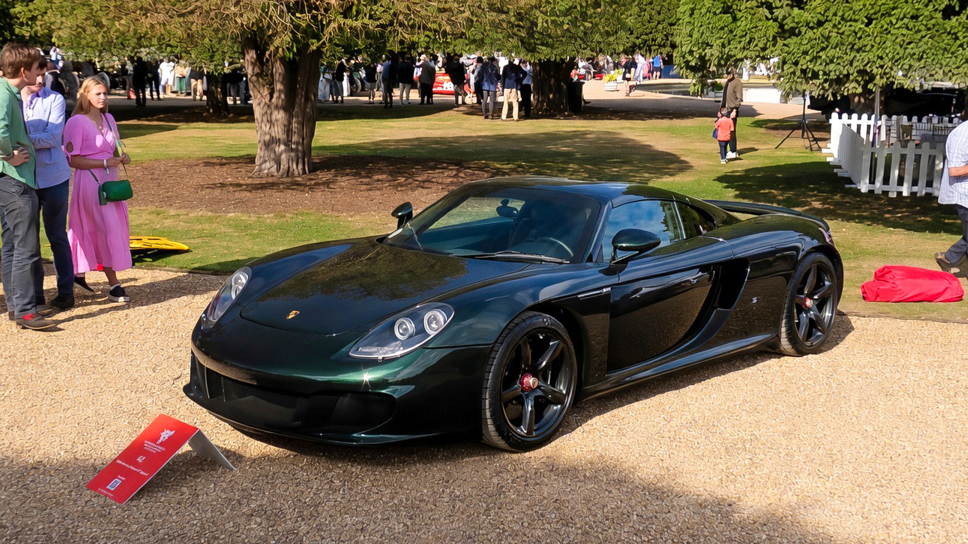 Porsche Carrera GT $1,800,000 showcased outdoors
