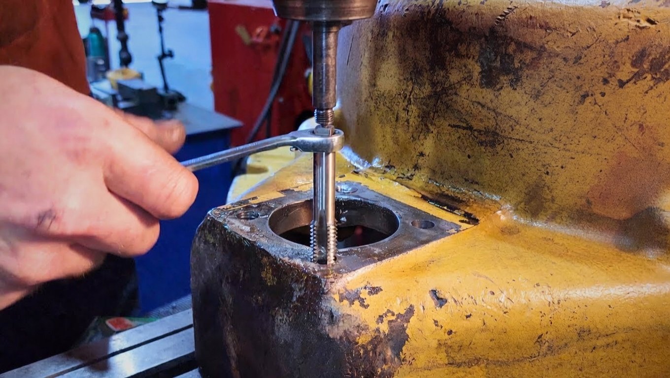 Repairing stripped bolt holes