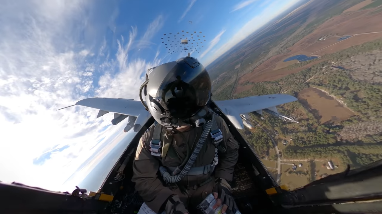 Watch this aircraft rip through targets with raw firepower - "70 rounds ...