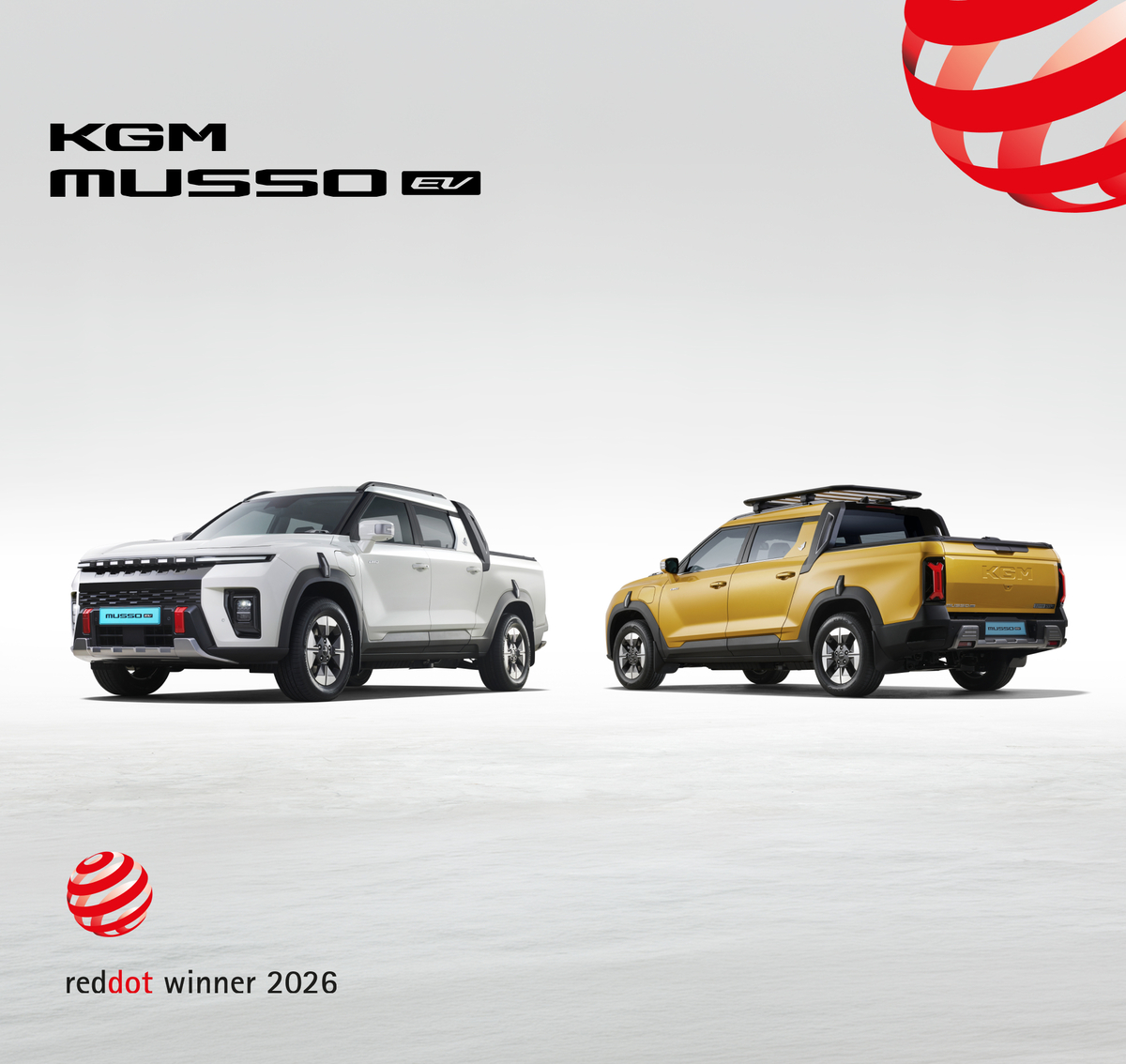 KG Mobility's Musso EV wins Red Dot Design Award 2026