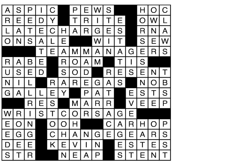 Puzzle solutions for Thursday, Apr. 16, 2026