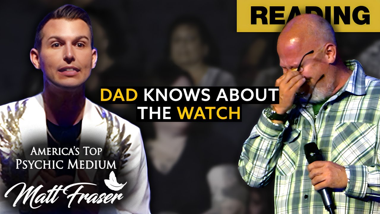 Skeptic breaks down as father's spirit appears during live reading