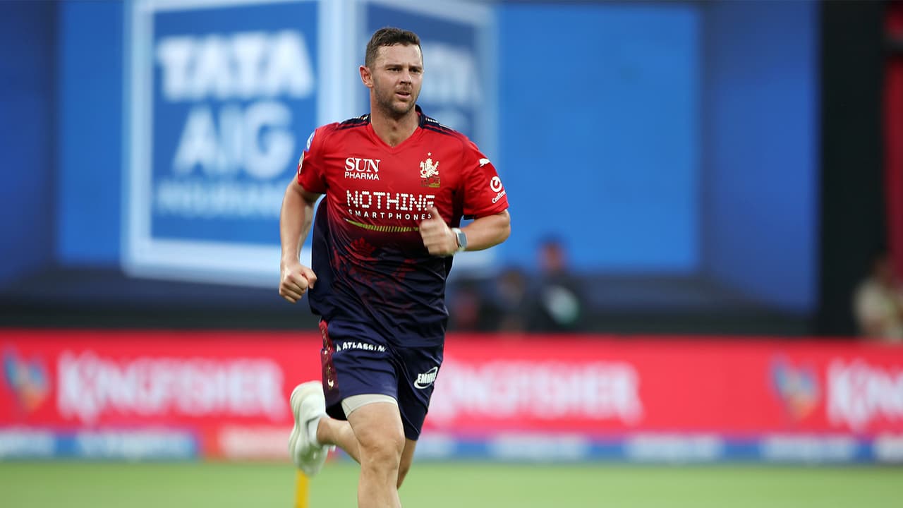 IPL 2026: Hazlewood hails RCB's disciplined win on slower Bengaluru wicket