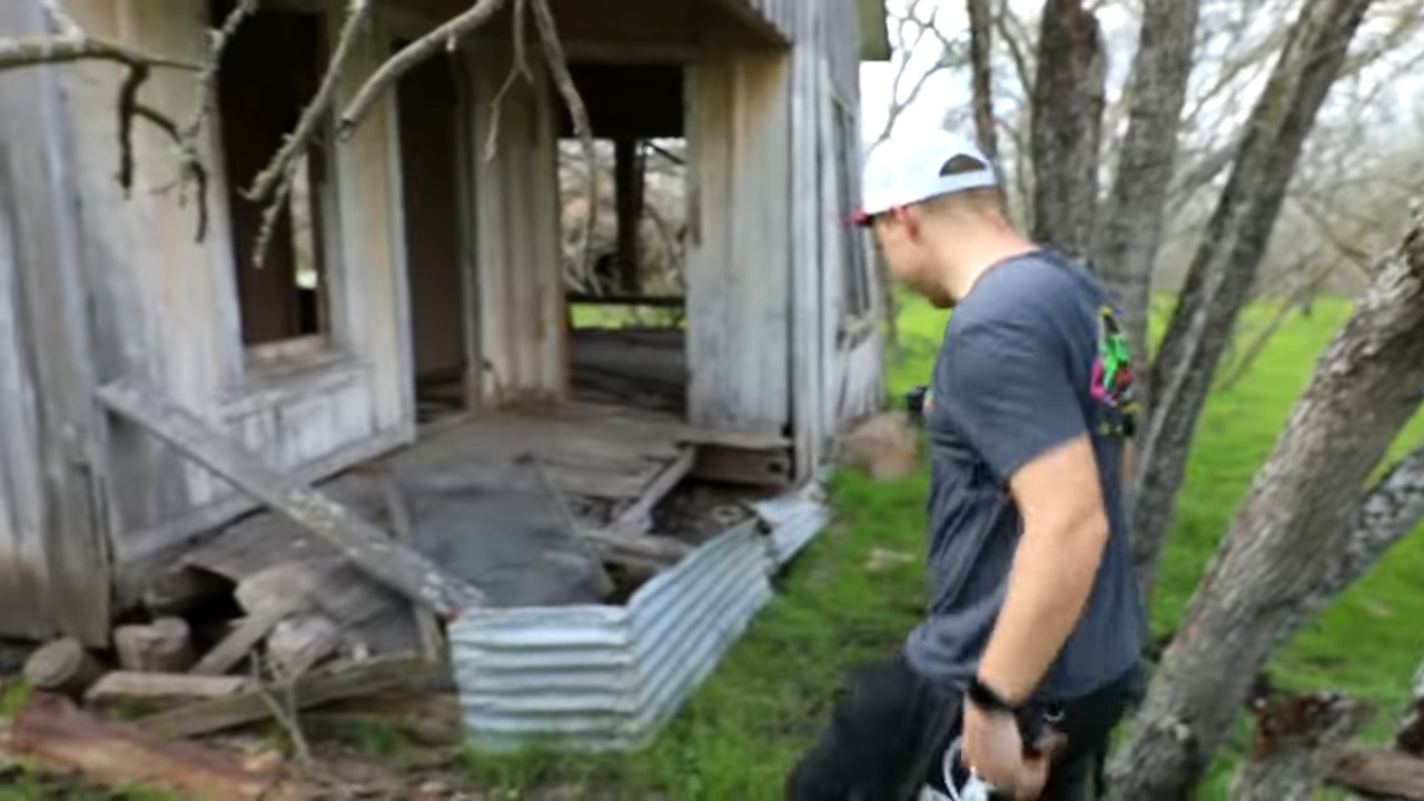 They thought the old shack was empty - then the dirt behind it told a ...