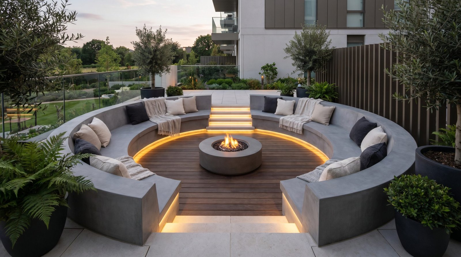 Why designers love outdoor conversation pits