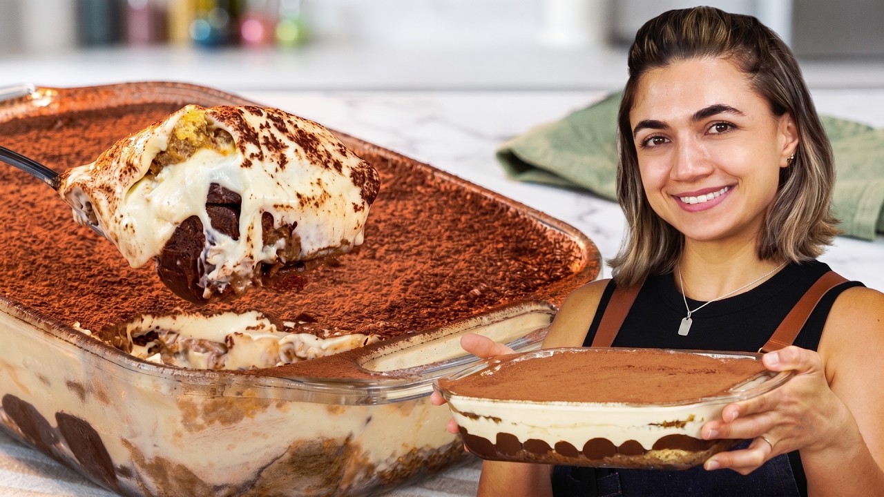 Tiramisu italiano autêntico de Roma (sem ovos crus)