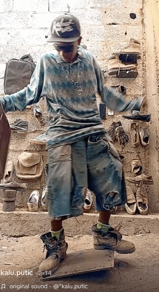 This fashion TikToker creates viral looks with things others throw away