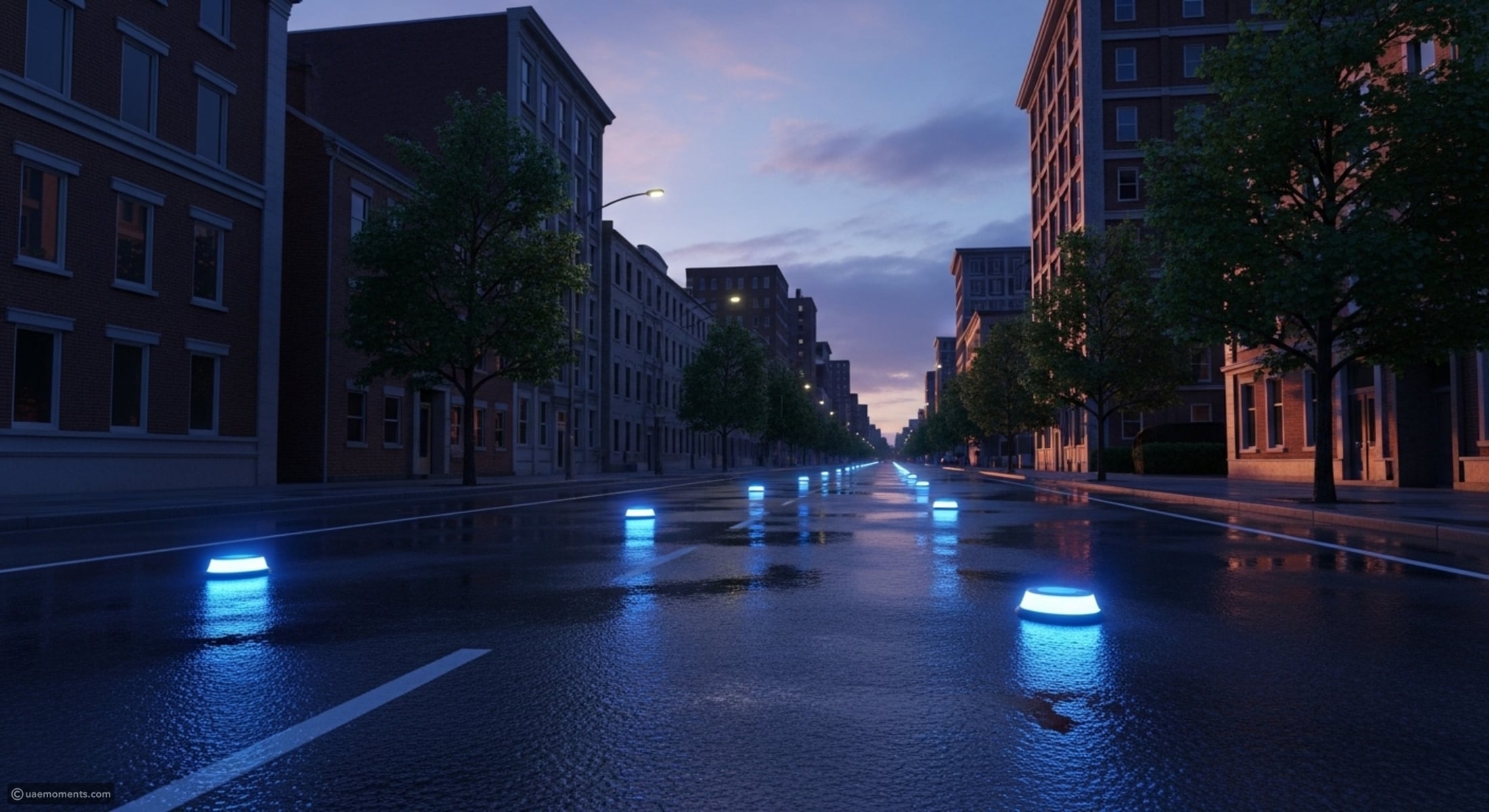 Why those blue road reflectors matter more than you think