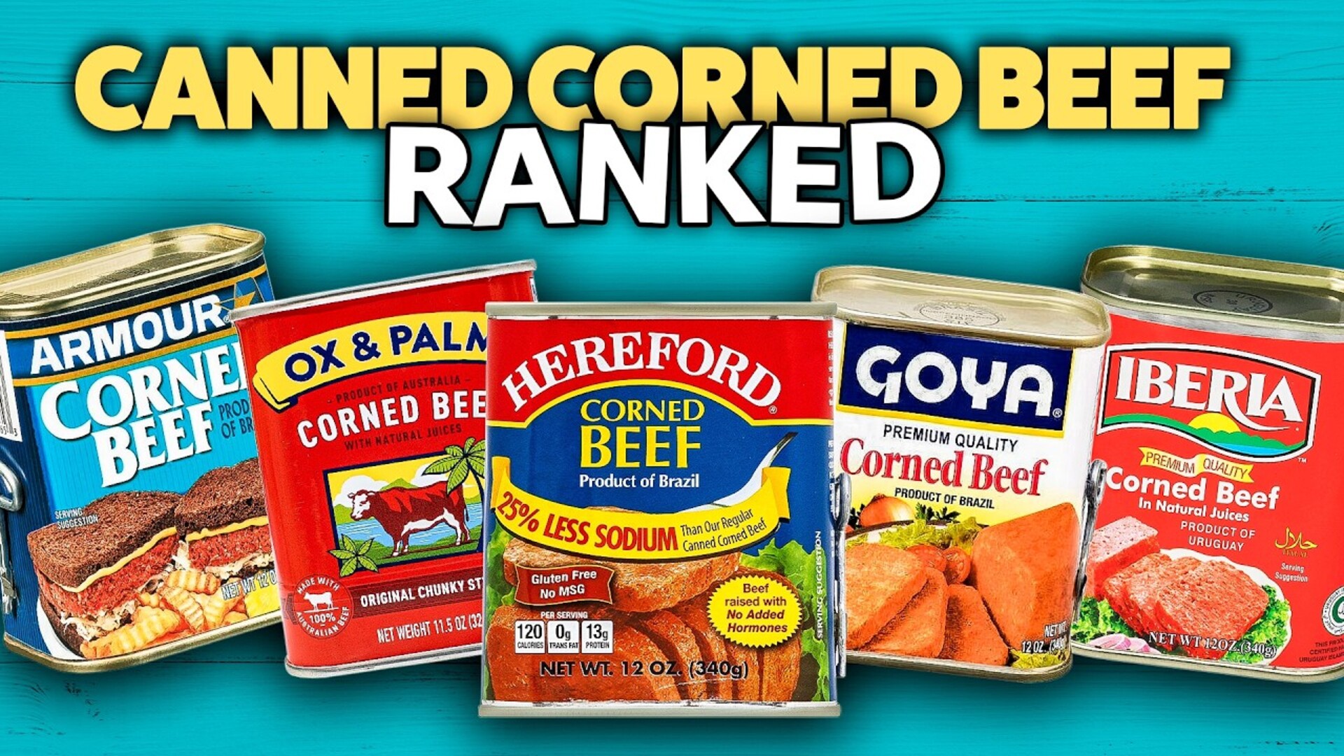 Canned corned beef brands ranked from worst to best