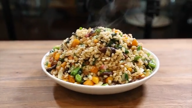 How to make barley fried rice (healthy and easy home recipe)