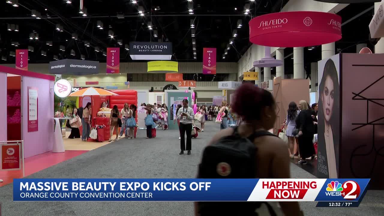 Massive beauty expo kicks off at Orange County Convention Center
