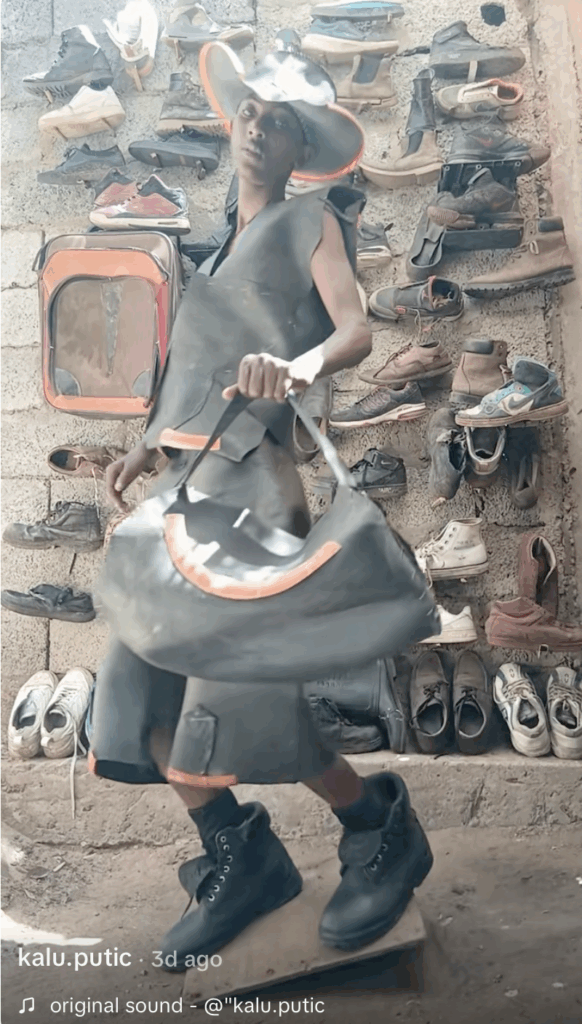 This fashion TikToker creates viral looks with things others throw away