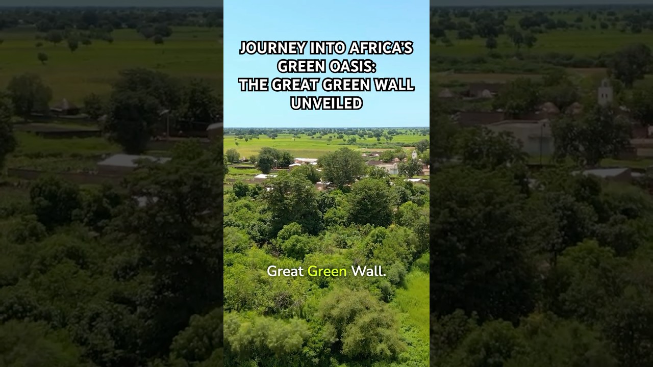 Journey into Africa's green oasis: The Great Green Wall unveiled