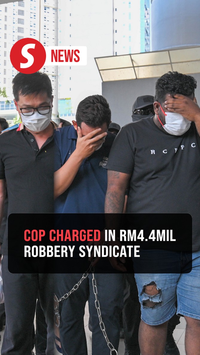 Senior cop among six men charged with gang robbery, firearm offences