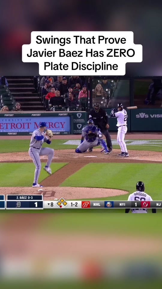 Mans swinging like he needs laser eye surgery 💀 #MLB #baseball #mlbti...