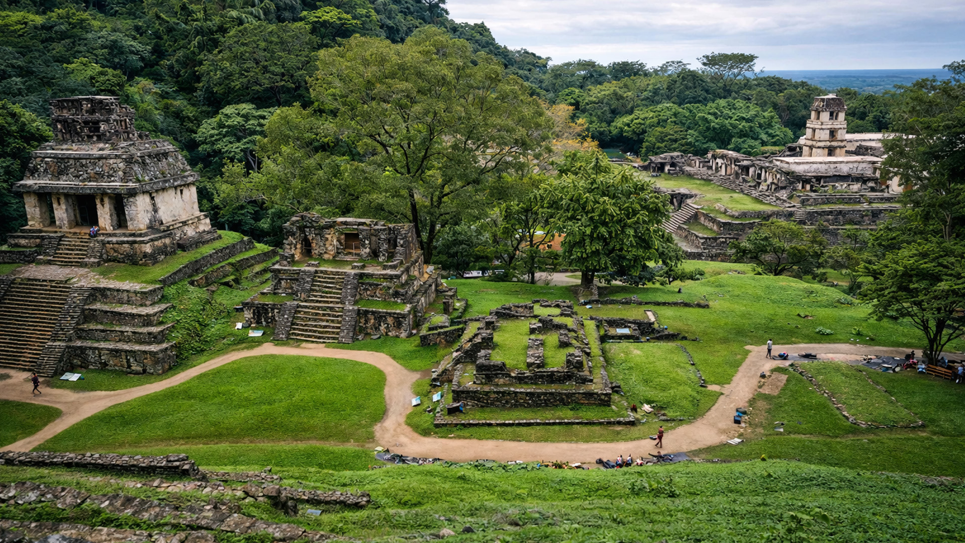 Why were these ancient Mayan ruins hidden deep in the jungle?