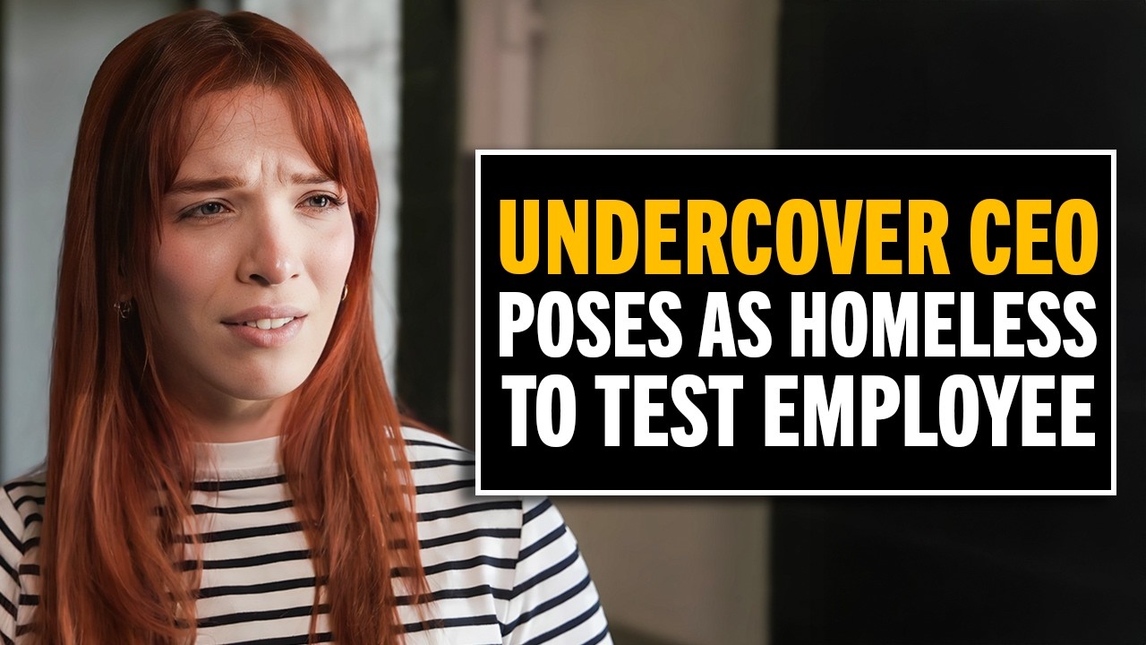 Undercover CEO poses as homeless to test employee empathy