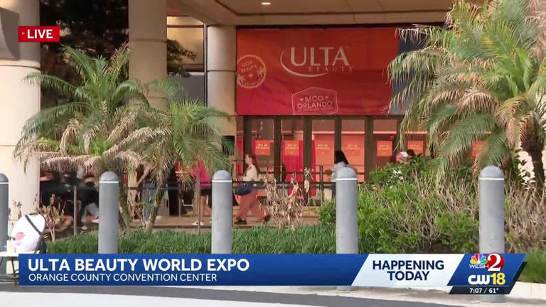 Fire breaks out at convention center in Orlando ahead of Ulta Beauty ...