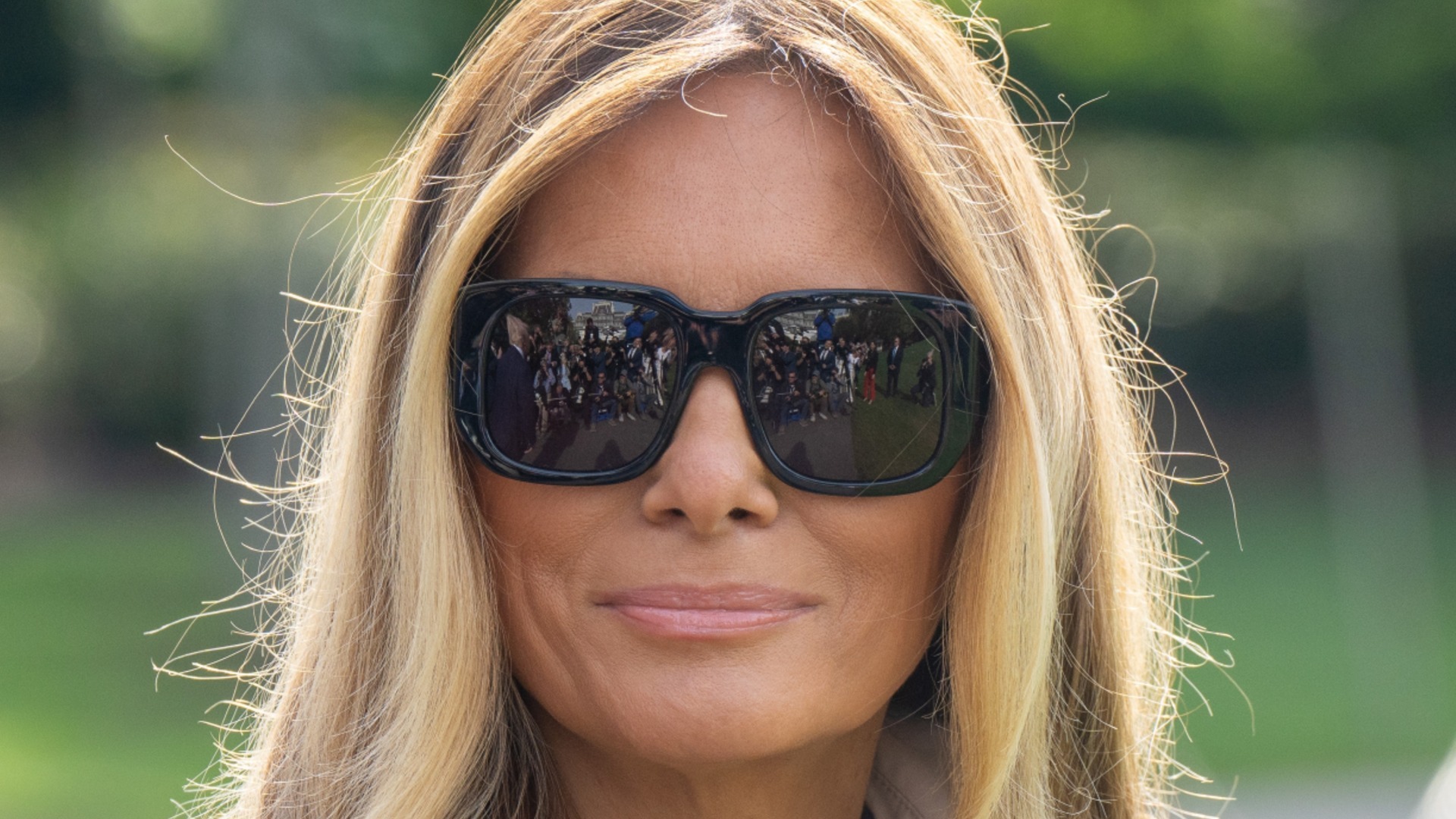 Why Melania Trump is almost never seen without sunglasses