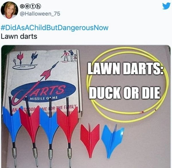 24 normal but dangerous things we did as '80s kids