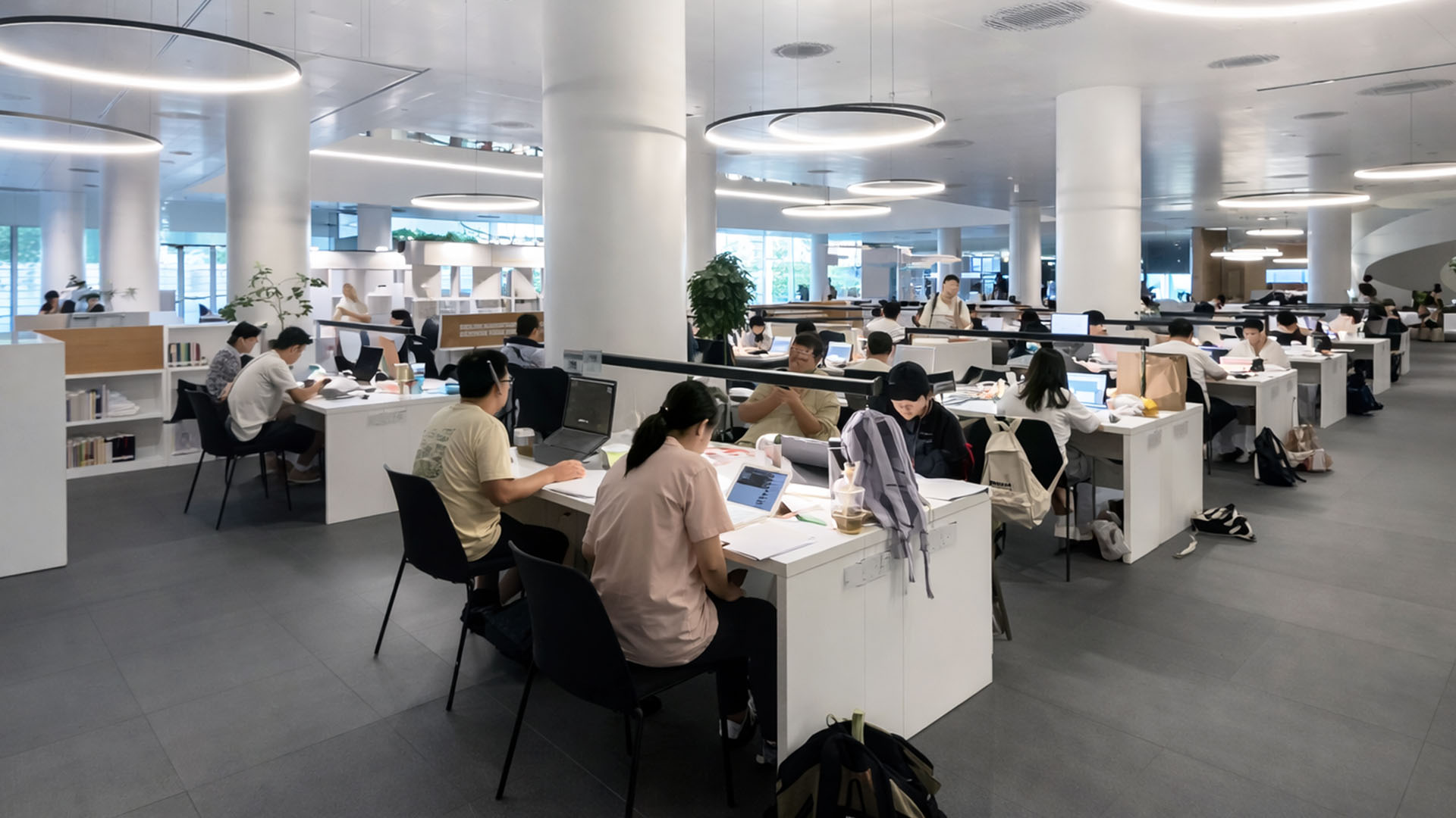 This is where people in China come to study together every day