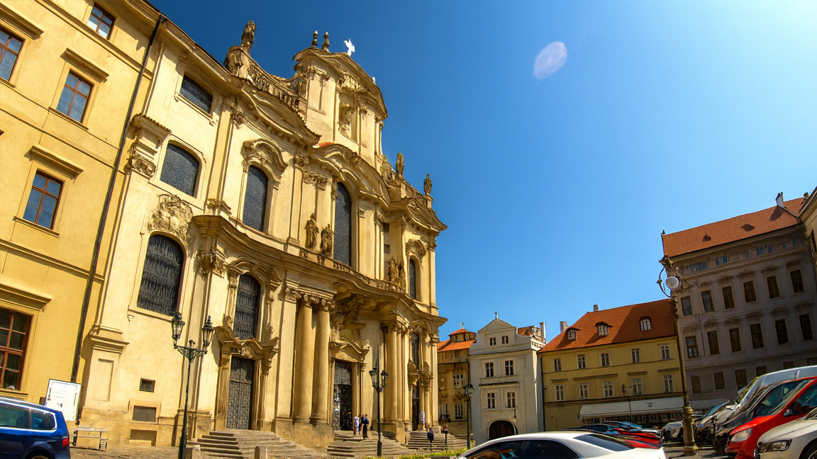 Prague city walk from castle views to old streets (4K)