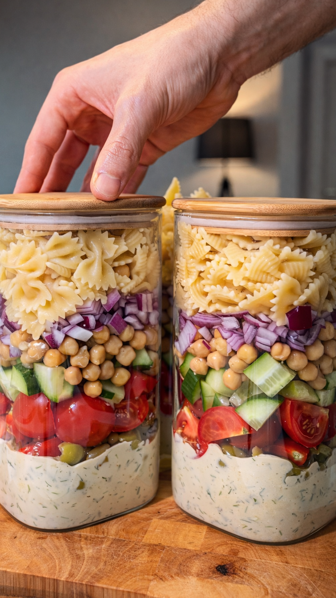 What makes jar salads so convenient?
