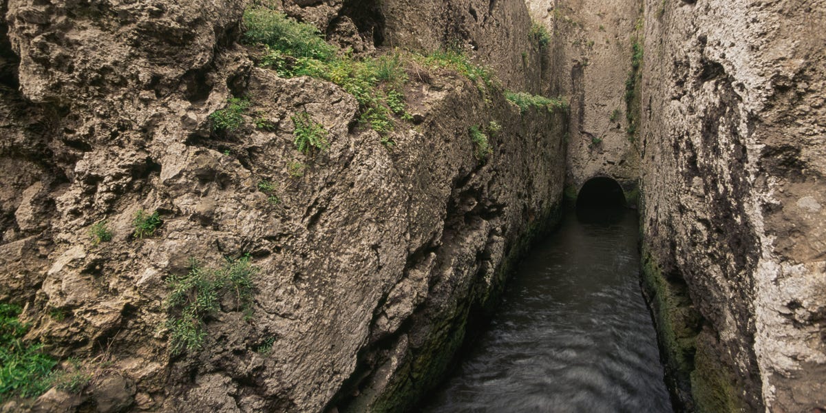 Archaeologists discovered a Roman superhighway buried deep underground