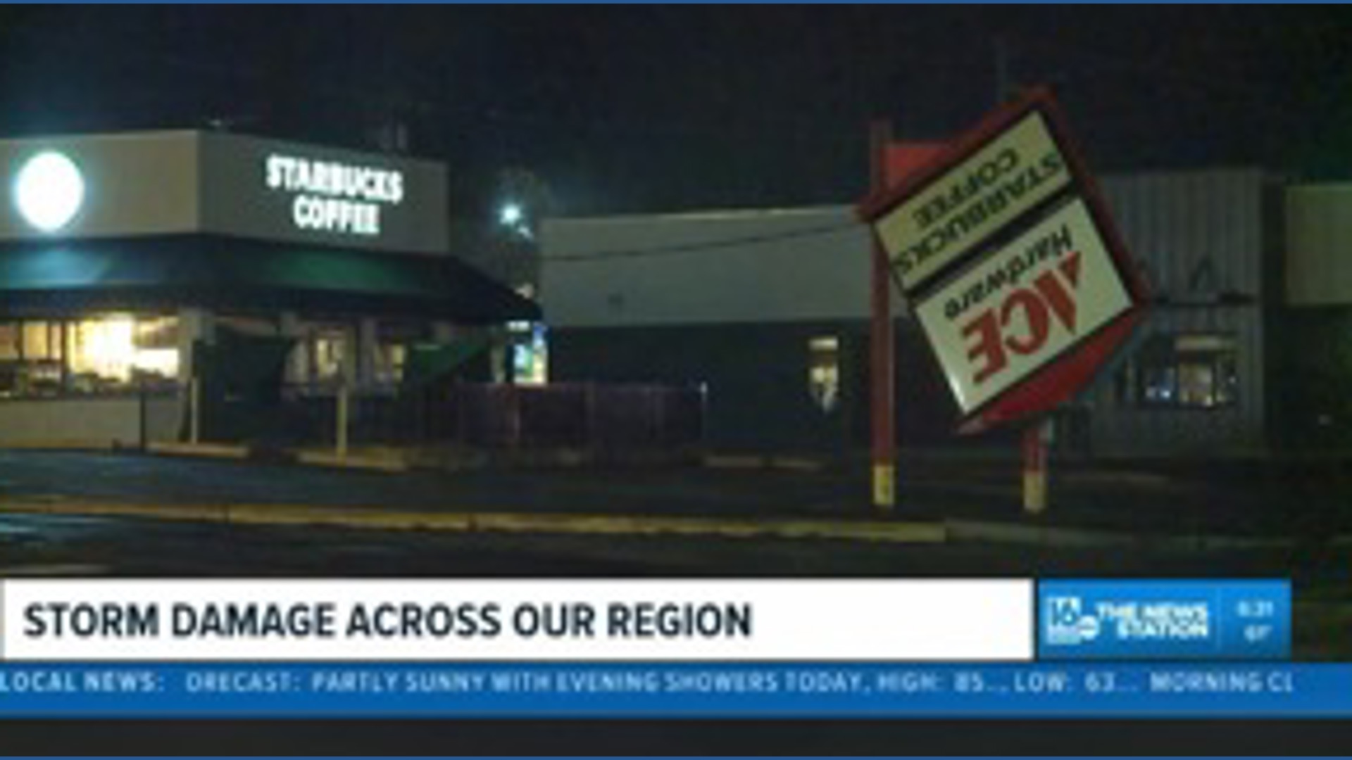 Strong storms across Pennsylvania
