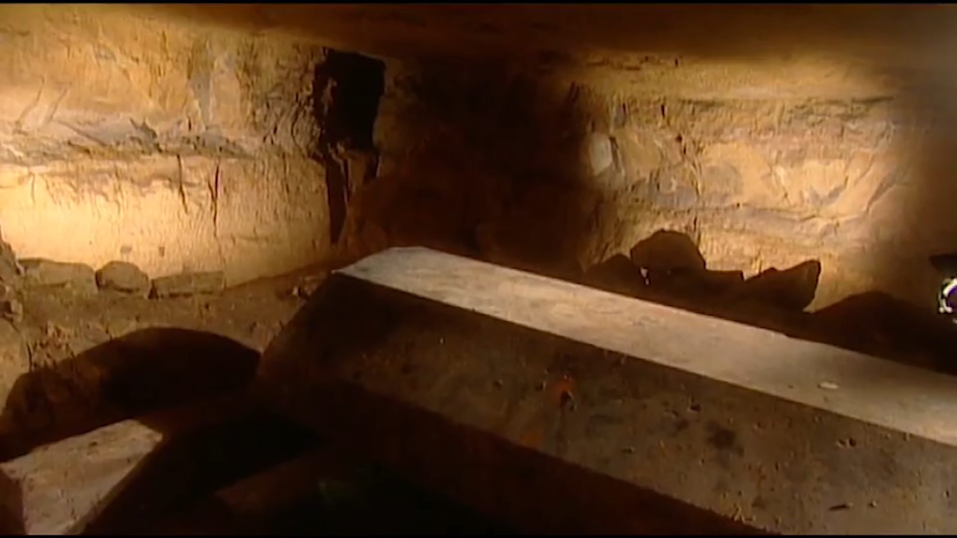 We went 97 feet into the Osiris Shaft - and something was down there