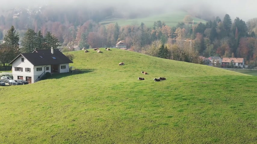Gruyères, Switzerland: Drone views of medieval hilltop gem