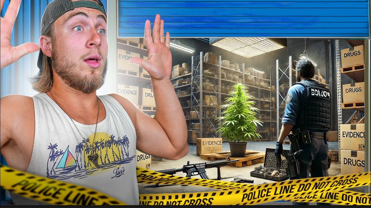 He paid $327 for a storage unit - then police got called